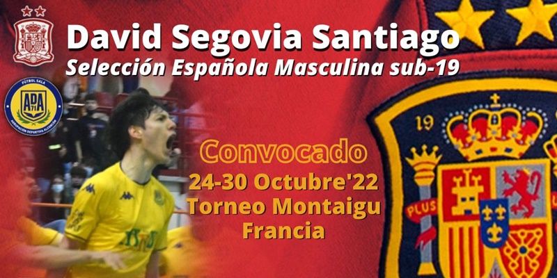 David Segovia, del Alcorcón, convocado con la selección española sub19 de fútbol sala ...