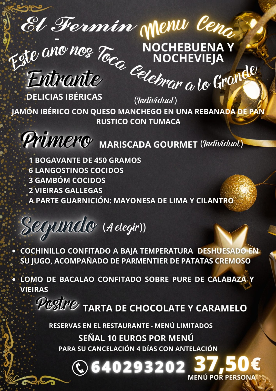 Menús de Nochebuena y Nochevieja a domicilio con El Fermín en Alcorcón ...