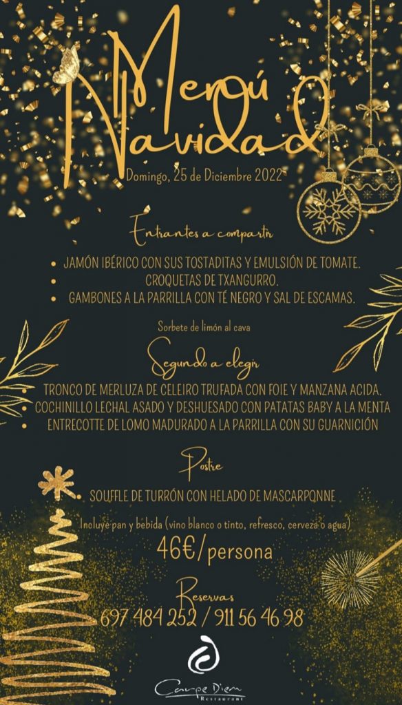 La Navidad se celebra en Restaurante Carpe Diem de Alcorcón ...