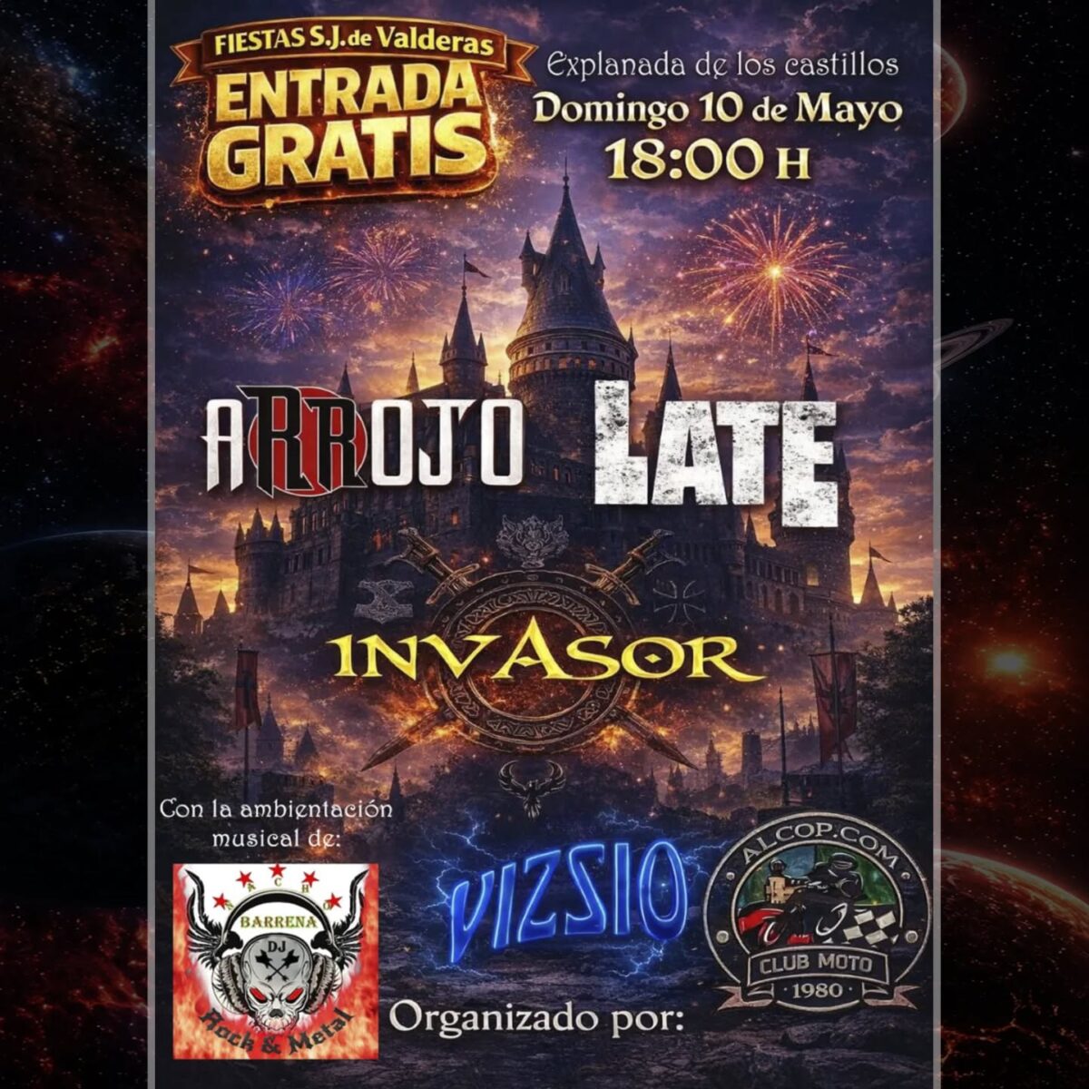 Rock gratis en Alcorcón: concierto de Arrojo, LATE e Invasor en Los ...