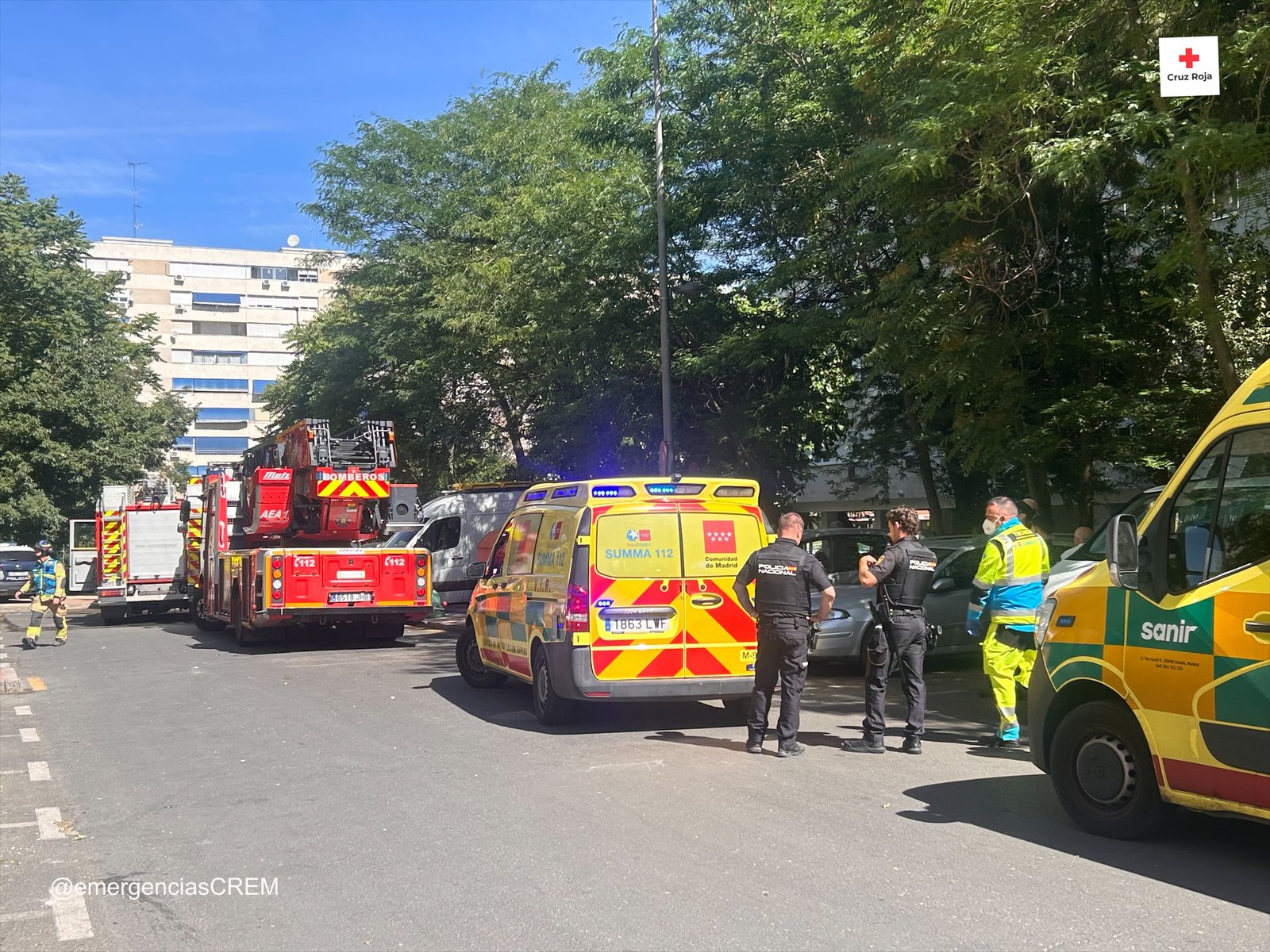Un incendio urbano en Alcorcón causa varios heridos en la calle ...